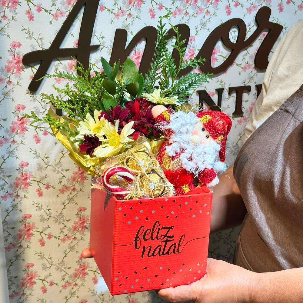 Cesta Natalina Papai Noel e Delicias, Cestas de presente Rio de Janeiro, compre a 147 reais ...